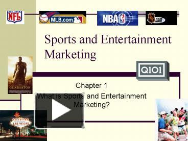 PPT – Sports and Entertainment Marketing PowerPoint presentation | free ...