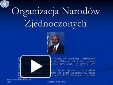 PPT – Organizacja Narod PowerPoint presentation | free to view - id: 5316ab-YjFlM
