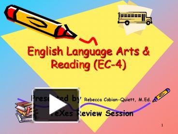 English Language Arts presentation | free to view