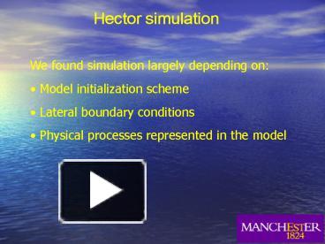 PPT – Hector simulation PowerPoint presentation | free to download - id: 536980-NTgwZ