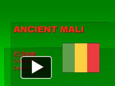 PPT – ANCIENT%20MALI PowerPoint presentation | free to download - id ...