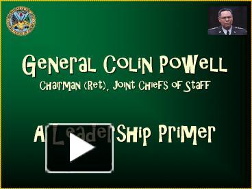 General Colin Powell presentation | free to download