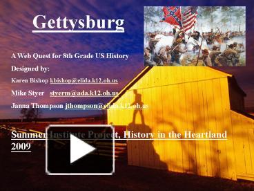 Gettysburg presentation | free to view