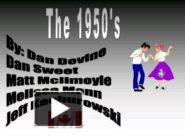 The 1950's presentation | free to view