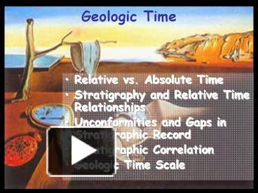 PPT – Geologic Time PowerPoint presentation | free to view - id: 550393 ...
