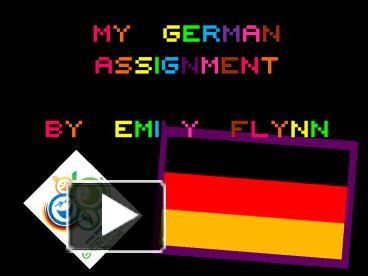 My German Assignment presentation | free to view