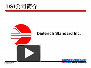 DSI Presentation presentation | free to view
