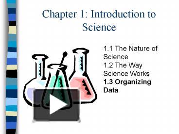 Chapter 1: Introduction to Science presentation | free to download
