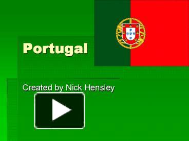 Portugal presentation | free to view