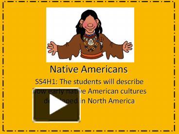 PPT – Native Americans PowerPoint presentation | free to download - id ...