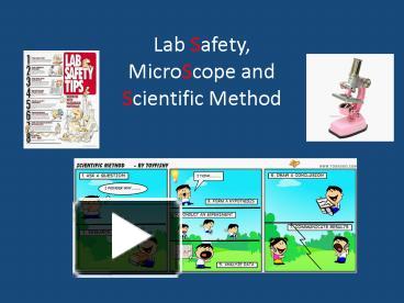PPT – Lab Safety, MicroScope and Scientific Method PowerPoint ...