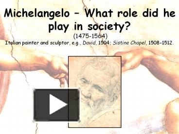 Michelangelo presentation | free to download