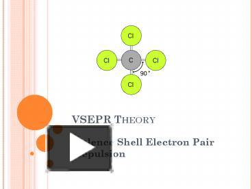 VSEPR Theory presentation | free to view