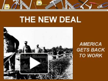 THE NEW DEAL presentation | free to view