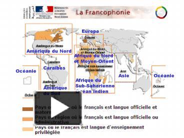 La francophonie presentation | free to download