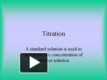Titration presentation | free to download
