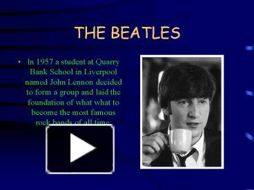 PPT – THE BEATLES PowerPoint presentation | free to download - id ...