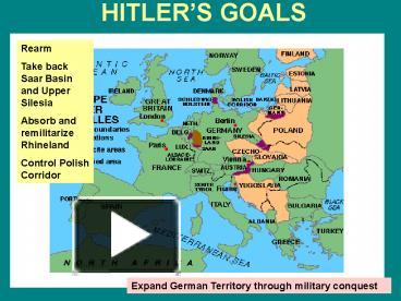 PPT – HITLER PowerPoint presentation | free to view - id: 58dbf7-MjRjN