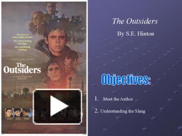 The Outsiders presentation | free to view