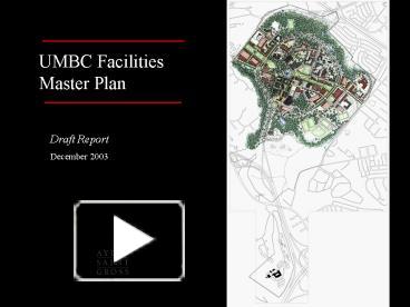 UMBC Facilities Master Plan Draft Report presentation | free to view