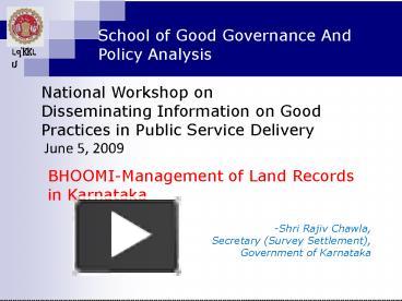 Bhoomi presentation | free to view