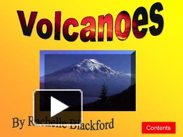 Volcanoes presentation | free to view