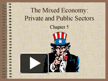 The Mixed Economy: Private and Public Sectors presentation | free to view