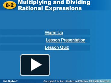 Multiplying and Dividing Rational Expressions presentation | free to ...