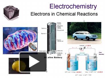 Electrochemistry presentation | free to view