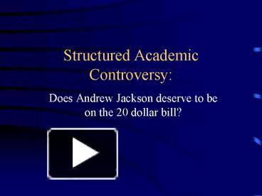 Structured Academic Controversy: presentation | free to download