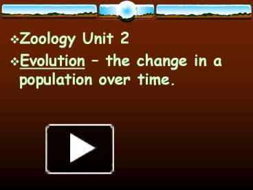 PPT – Zoology Unit 2 PowerPoint presentation | free to download - id ...