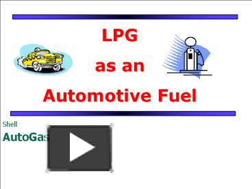 LPG presentation | free to view
