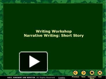 Writing Workshop Narrative Writing: Short Story presentation | free to ...