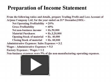 NUMERICAL PROBLEMS presentation | free to download