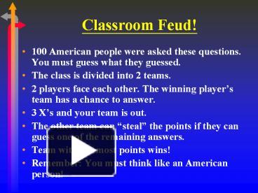 Classroom Feud! presentation | free to view