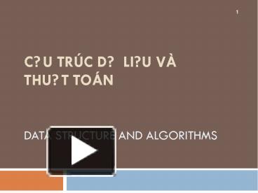 PPT – C?u tr PowerPoint presentation | free to download - id: 5c1866-ZTYyZ