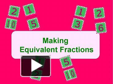 Making Equivalent Fractions presentation | free to download