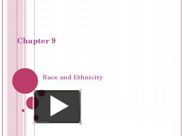 Race and Ethnicity presentation | free to view