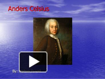 Anders Celsius presentation | free to download