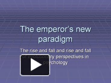 The emperor presentation | free to view