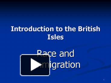 PPT – Introduction to the British Isles PowerPoint presentation | free ...