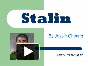 Stalin presentation | free to download