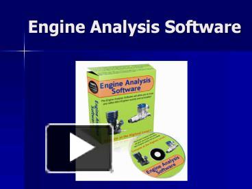 PPT – Nitro Radio Control Engine Analysis Software PowerPoint presentation | free to download ...