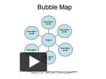PPT – Bubble Map PowerPoint presentation | free to download - id ...