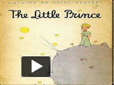 PPT – THE LITTLE PRINCE PowerPoint presentation | free to view - id ...