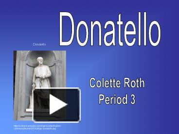 Donatello presentation | free to view