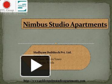 PPT – Nimbus Studio Apartments PowerPoint presentation | free to download - id: 5fd2a3-YjRhY