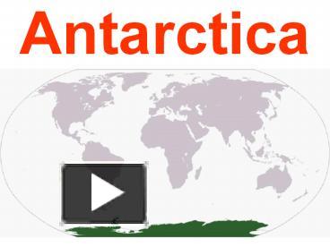 Antarctica presentation | free to download