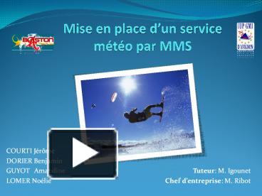 PPT – Mise en place d PowerPoint presentation | free to view - id ...