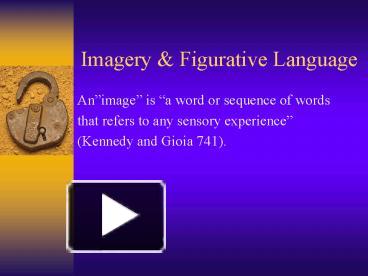 PPT – Imagery PowerPoint presentation | free to download - id: 60a69-ZDc1Z